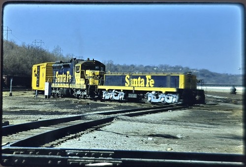 Santa Fe ATSF SD26 4604 And Slug KC KS Action 1980 Orig Ektachrome ...