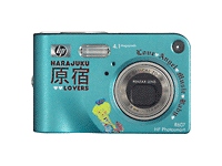 HP PhotoSmart R607 Harajuku Lovers Digital Camera by Gwen Stefani 4.1MP ...