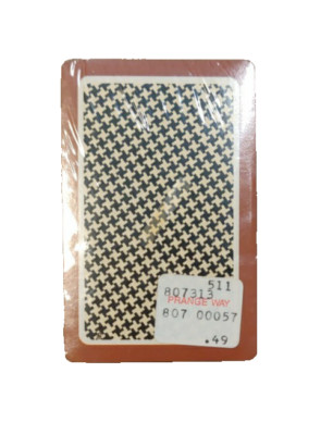 Vintage 1970s Trump Playing Cards -Simple Abstract Pattern Brown - New ...
