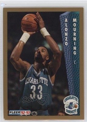 1992-93 Fleer Drake's Alonzo Mourning #5 Rookie RC HOF | eBay