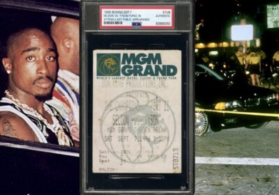 TUPAC SHAKUR FINAL PUBLIC APPEARANCE 9/7/1996 TYSON VS SELDON BOXING ...