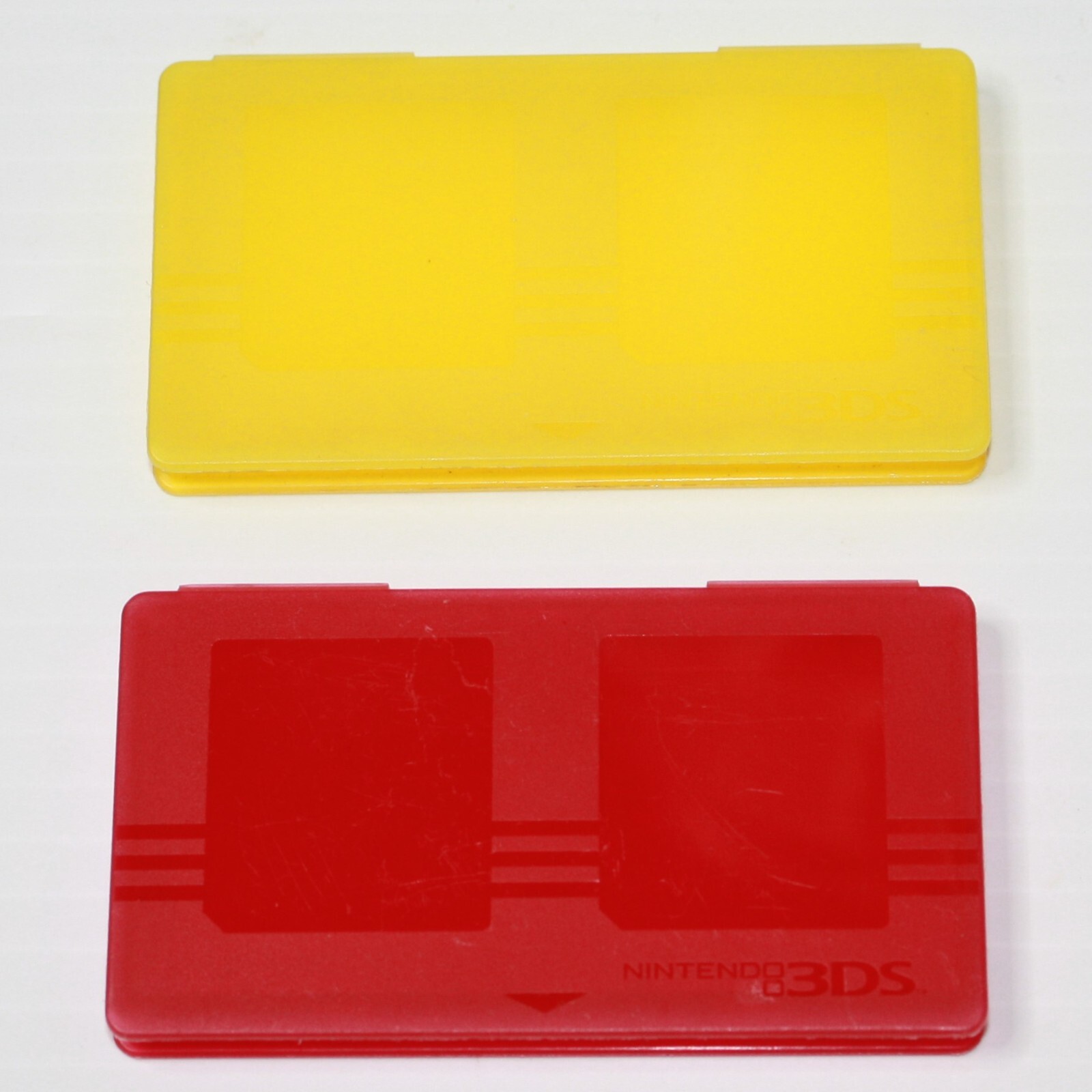Nintendo 3DS Video Game Cartridge Case Holder in Red and Yellow | eBay