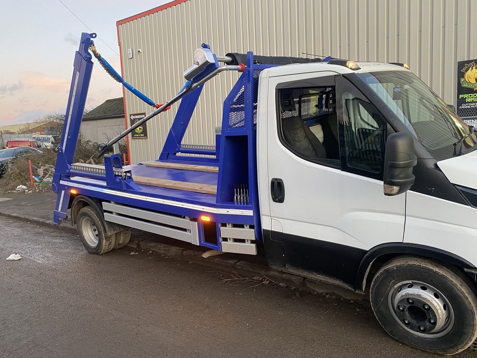 Mini Skip Lorry Body Telescopic Arm And Easy Sheet System | eBay UK