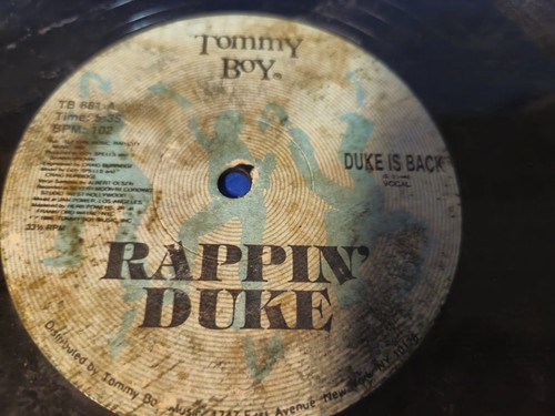 Rappin' Duke – Duke Is Back - 12" VINYL SINGLE OLD SCHOOL HIP-HOP RAP ...