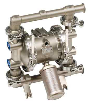 SaniForce Sanitary Double Diaphragm 40 GPM Pnumatic Exp Proof Alcohol ...