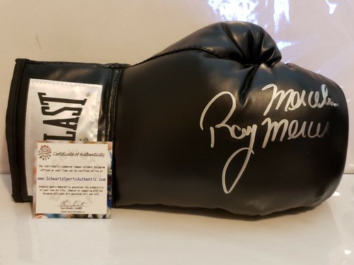 "Merciless" Ray Mercer Signed Everlast Black Boxing Glove Schwartz ...