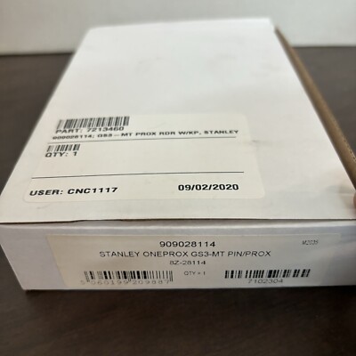 Stanley Security OneProx GS3-MT Pin / Prox 8Z-28114 | eBay