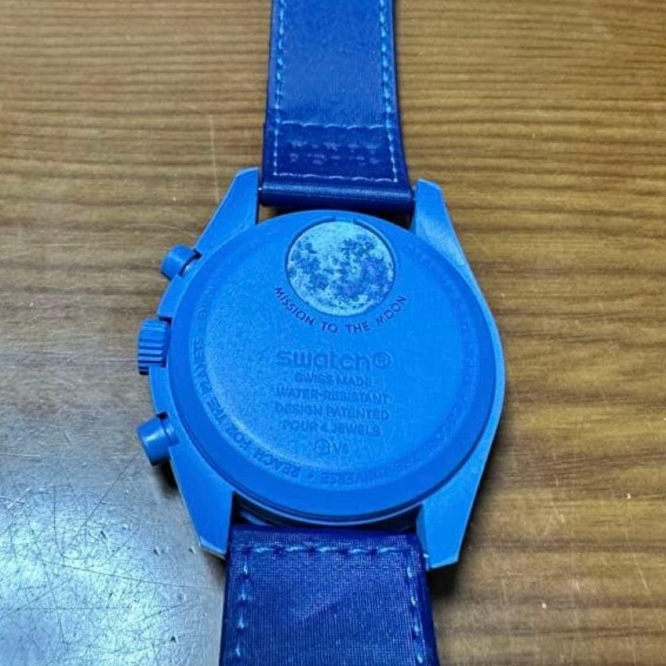 Swatch x Omega Moonswatch Mission To The Super Blue Moon Moonphase ...