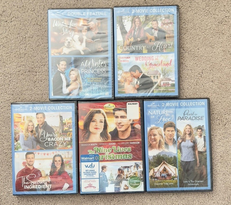 Lot Of 23 Hallmark Holiday Collection DVDs Sealed Countdown To ...