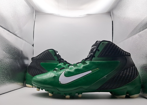 Size 13 - Vtg Nike Alpha Speed TD Football Cleats Pine Green 🌲 - 442244 ...