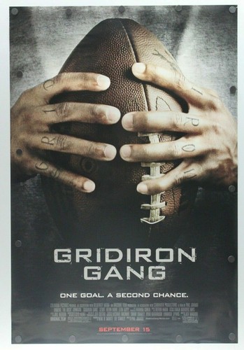 New Gridiron Gang 2006 Double Sided Original Movie Theater Poster 27" x ...