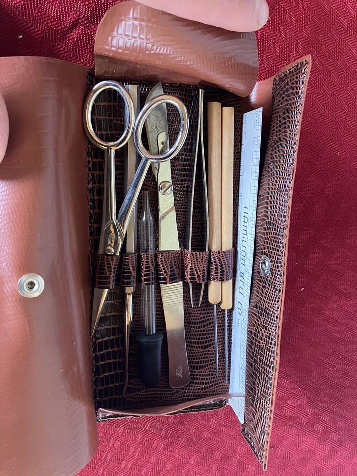 Vtg. Hamilton Bell No. 601 Elementary Dissecting Kit~Nice w/Box--Free ...