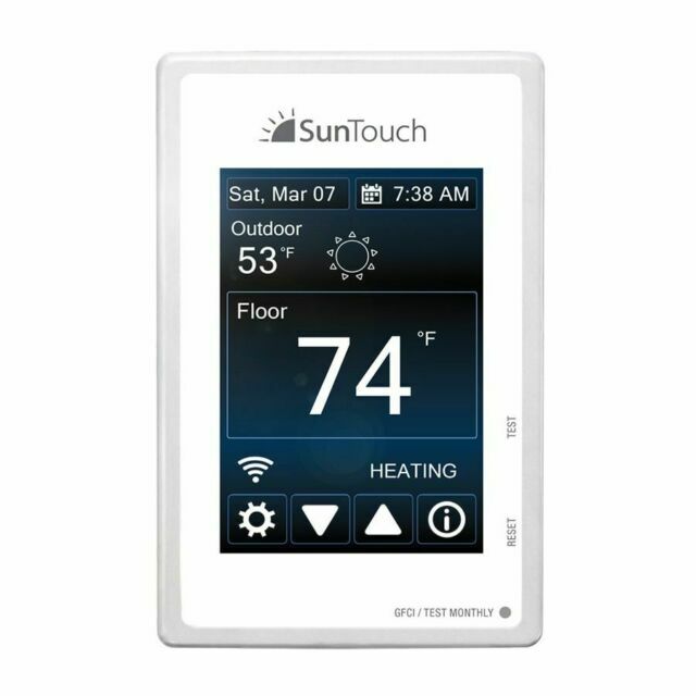 SunTouch SunStat Connect Wi-Fi-Enabled Touchscreen Programmable Floor ...