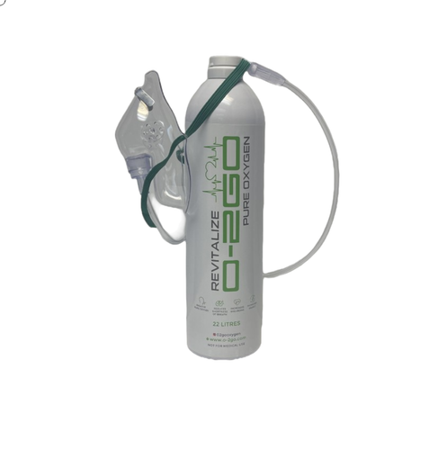 O2GO 18L Oxygen Can with Mask and Tube - 99.5% Pure Oxygen | eBay