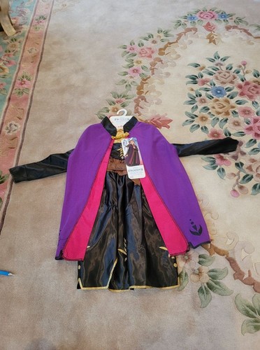 NEW Disney's Frozen 2 Anna Dress 2pc Cape Costume Dress Up Size 4-6X ...