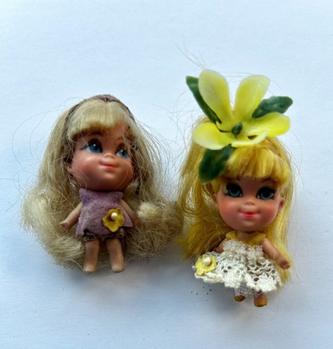 Vintage ‘60’s Two Mattel Liddle Kiddle Dolls | eBay