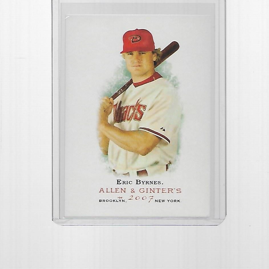 2007 TOPPS ALLEN & GINTER BASEBALL ERIC BYRNES SHORTPRINT #338 | eBay