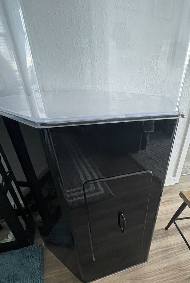 75 Gallon Clear Acrylic Hexagon Aquarium with Acrylic Stand and Hood | eBay