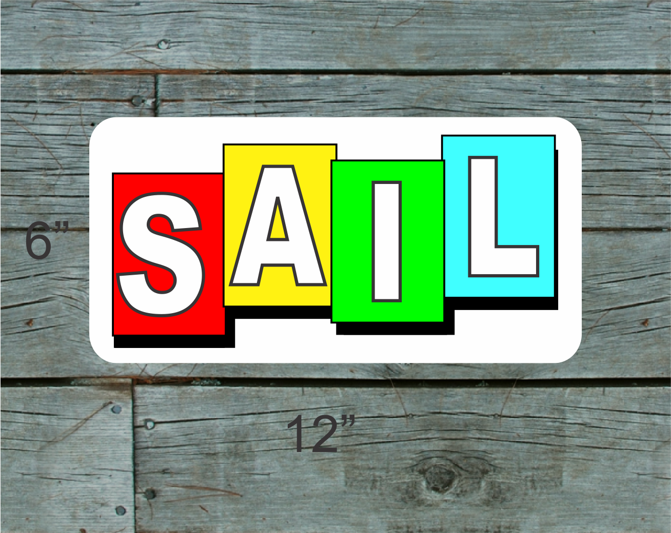 Retro Vintage Style SAIL Metal Sign | eBay