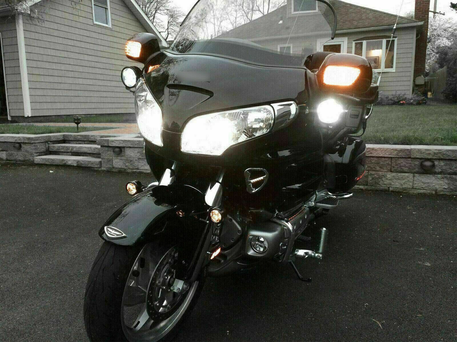 H7 LED For Honda Goldwing F6B GL1800B GL1800BD Deluxe 13-16 Headlight ...