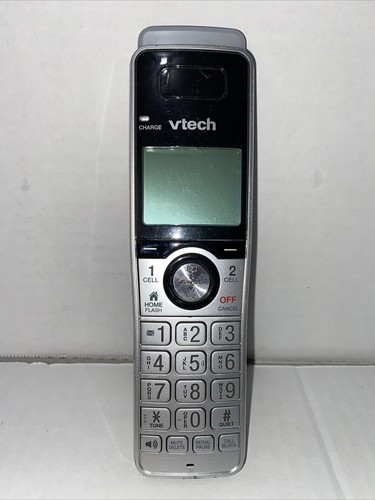 VTech IS8151-3 Silver/Black Bluetooth DECT 6.0 Portable Cordless Phone ...