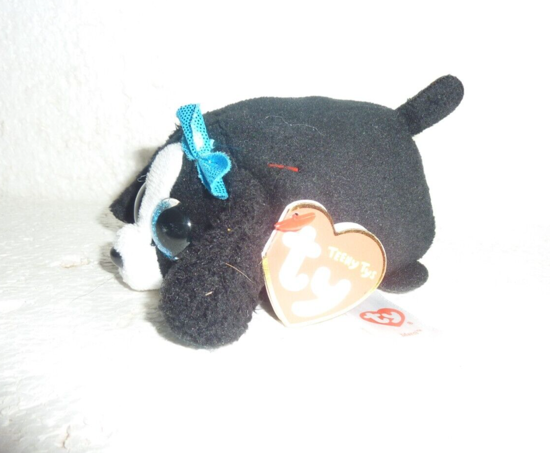 TY Beanie Boos Teeny Tys 4" MARCI Dog Stackable Plush Stuffed Animal ...