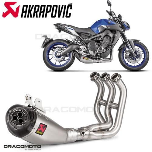 YAMAHA MT-09 XSR 900 TRACER 2014-2020 Full exhaust AKRAPOVIC S-Y9R8 ...