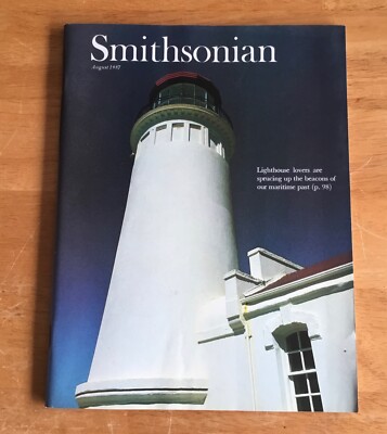 Smithsonian Magazine August 1987 Lighthouse Lovers Beacons Maritime Past | eBay
