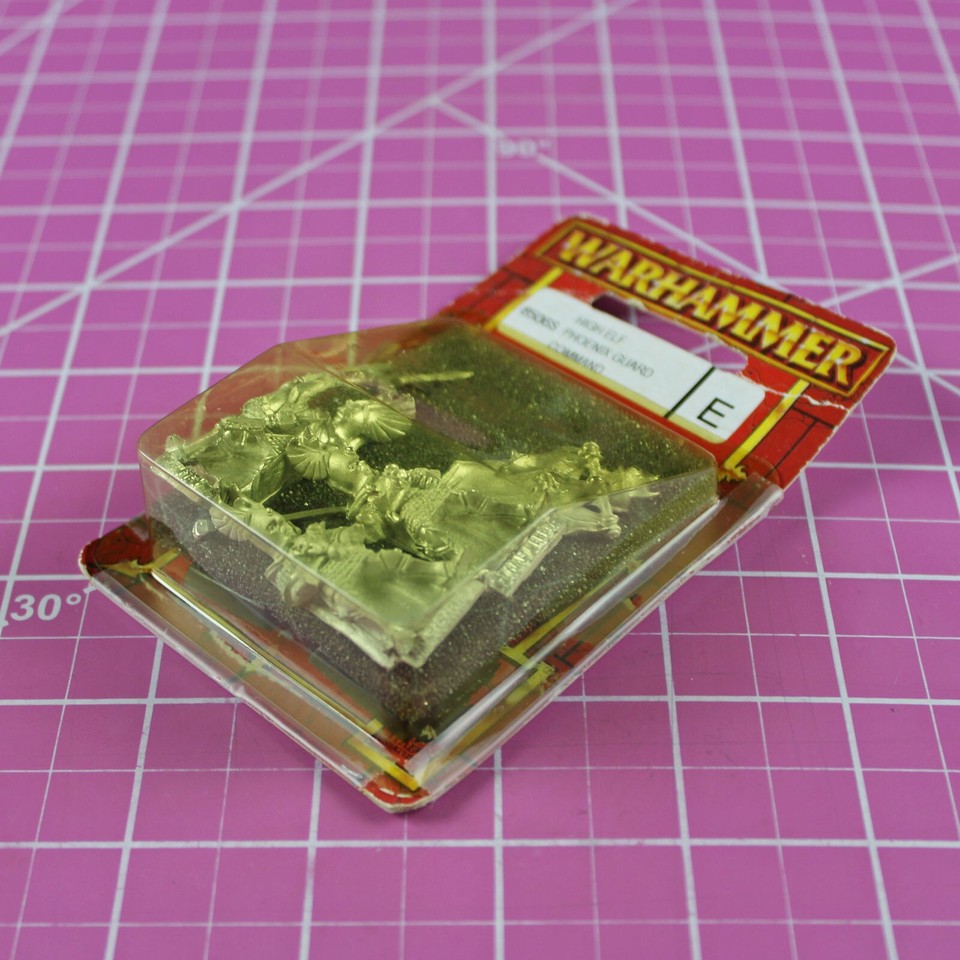 Warhammer High Elf Phoenix Guard Command, Metal - OOP - Games Workshop ...