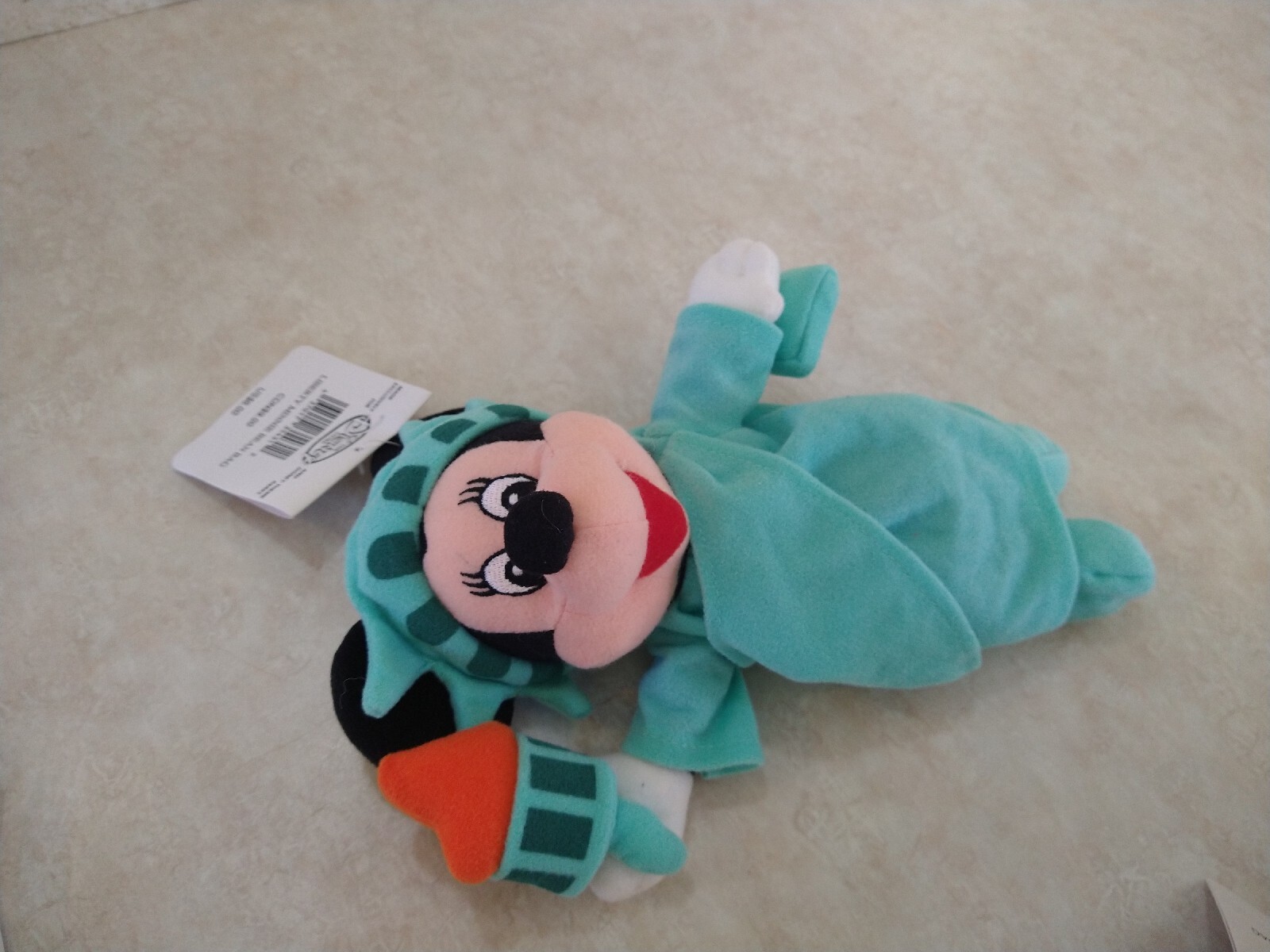 Disney Store Toga Mickey Mouse & Liberty Minnie Mouse Bean Bag Plush ...