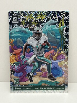 2021 Panini Donruss Optic Jaylen Waddle Downtown Rookie SSP | eBay