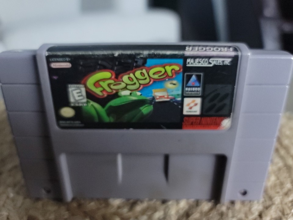 Frogger SNES Super Nintendo 1998 - Authentic Game Cartridge Tested ...