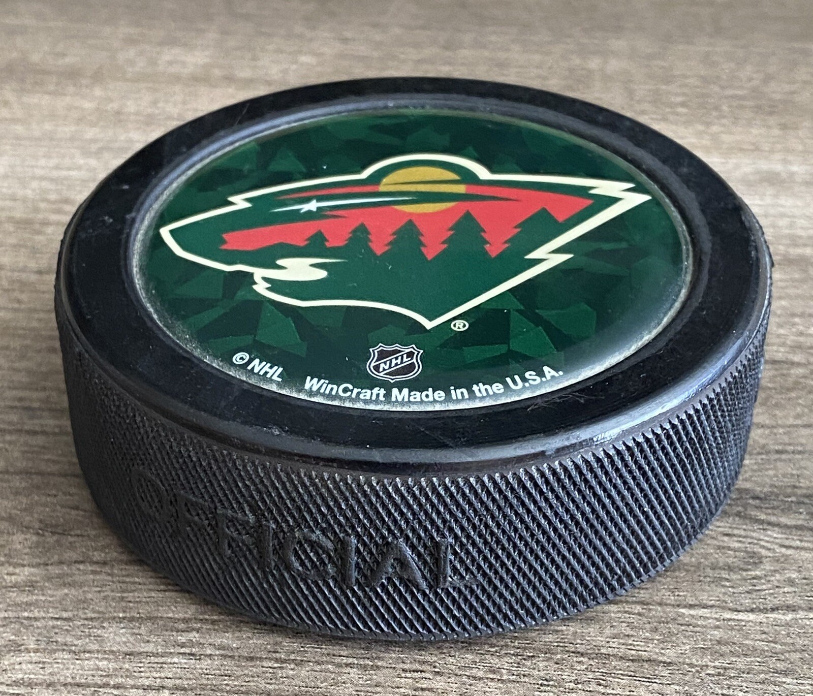 Minnesota Wild Hockey Puck Lindsay NHL | eBay