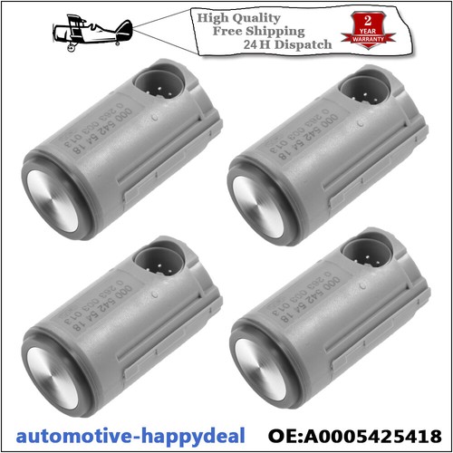 4X PDC PARKING SENSOR FOR MERCEDES BENZ W210 W140 W202 W208 A0005425418 ...