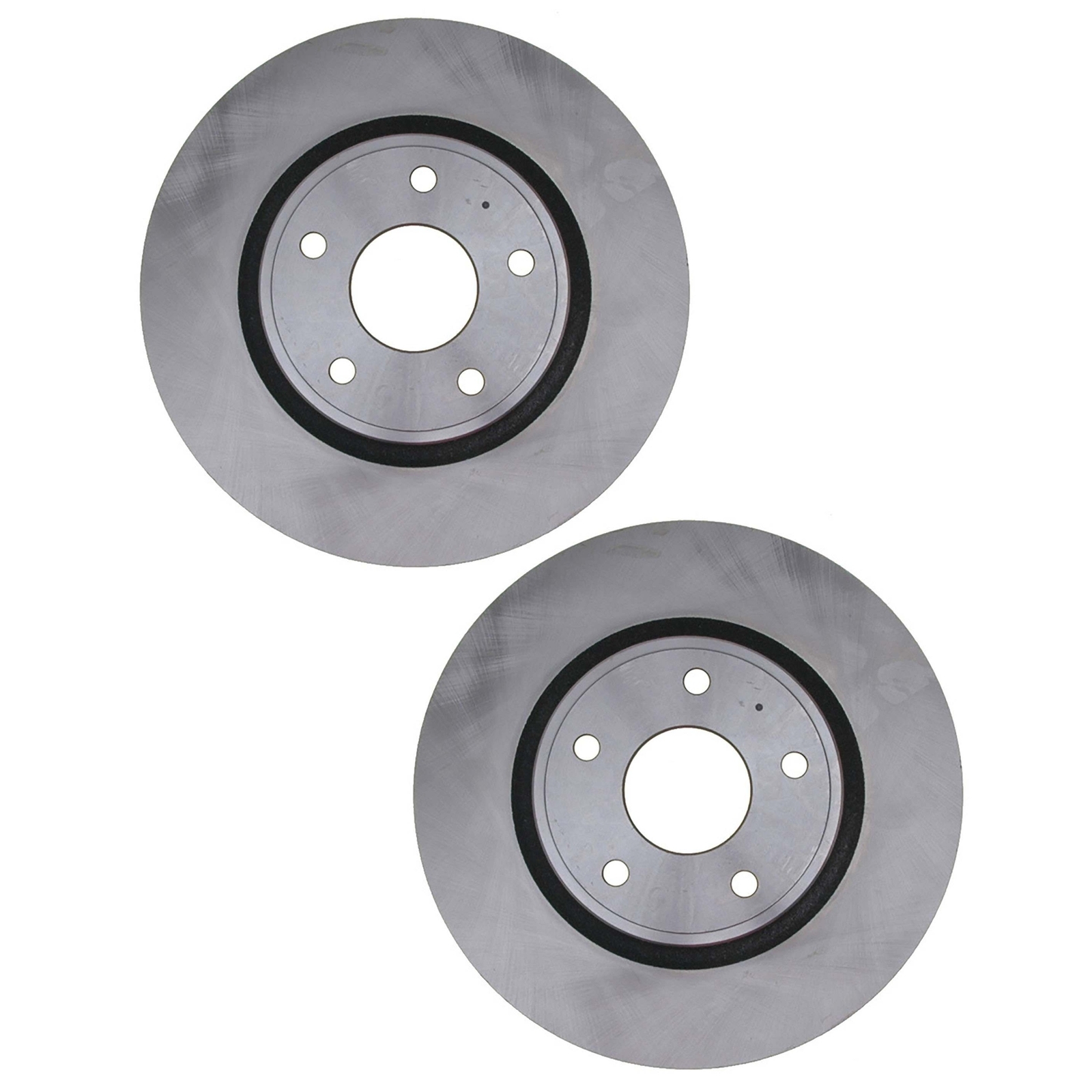 Pair Set of 2 Rear Solid Disc Brake 328mm Rotors ACDelco For VW Routan ...