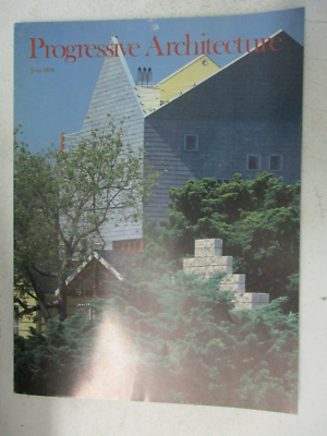 PROGRESSIVE ARCHITECTURE MAGAZINE JUNE 1984 SPAIN PARKS GARDENS SAN ...