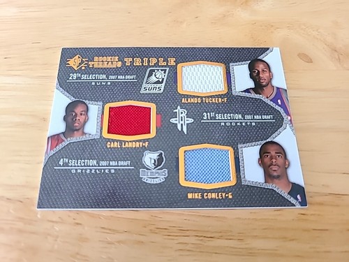 2007 SP Threads Triple Alando Tucker Carl Landry Mike Conley #TRT-TLC ...