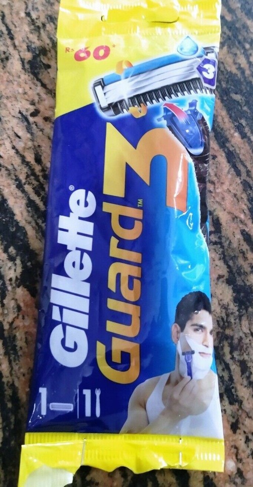 Gillette Guard 3 Razor with Blade Cartridge + 1 Blade Cartridge Men ...