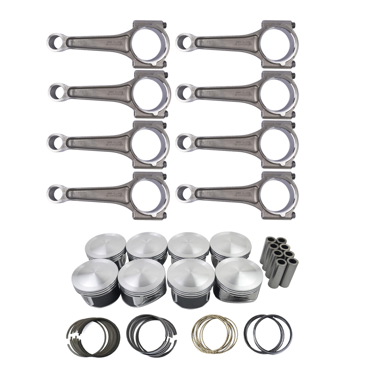 Pistons Connecting Rods Kit For 03-08 Dodge Jeep Ram 1500 2500 Chrysler ...