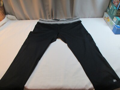 Lukka Womens Yoga Capri Pants Sz XXL Activewear Athletic Black Leggings ...