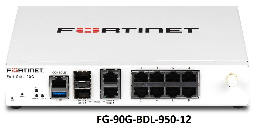 Fortinet FortiGate Firewall Device FG-90G-BDL-950-12 10 GE RJ45 Port 8 ...