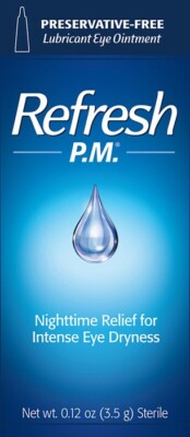 Refresh PM Lubricant Nighttime Eye Ointment New Sealed - Exp 06/26 ...