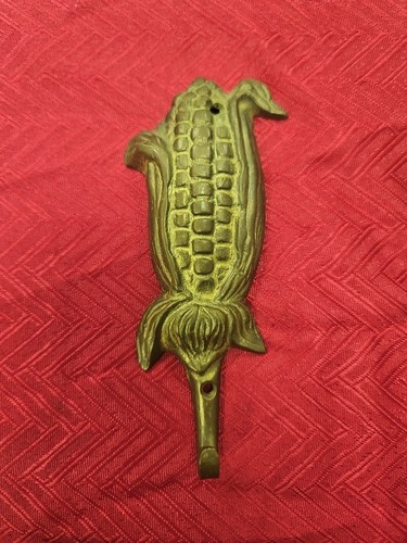 VTG Brass 4 1/2" Hanging Corn stalk farmer Hanger Hook | eBay