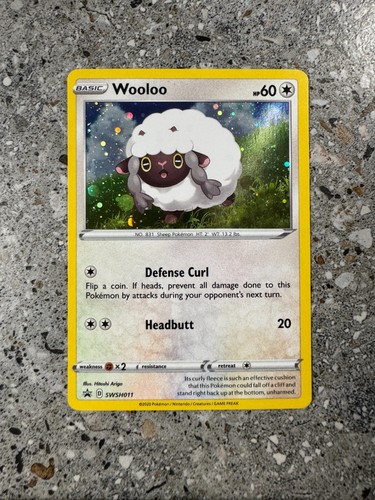 Pokemon TCG Cards Wooloo SWSH011 Black Star Promo Cosmos Holo | eBay ...