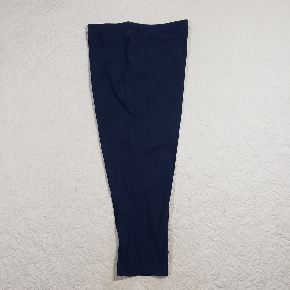 Fabletics The Only Pants Mens 44x32 Blue Straight Preppy Golf ...