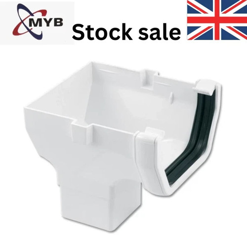 White Square Gutter Fittings and Rainwater Pipe Fittings – UPVC | Free ...