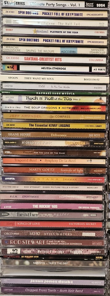 CD Binder Disc Loose Lot 100+ Rock Metal Grunge Classic Hair | eBay