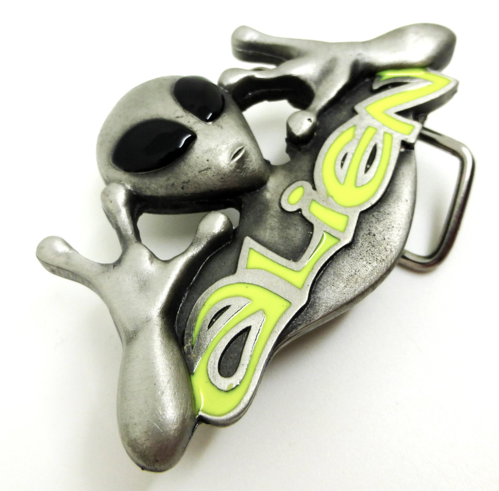 Alien Belt Buckle Sci fi Cosplay Fantasy Themed Authentic Bulldog ...