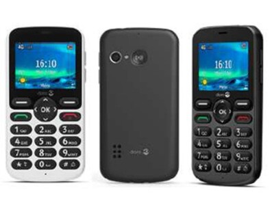Doro 5860 4g unlocked mobile phone talking number keys 2mp camera ...