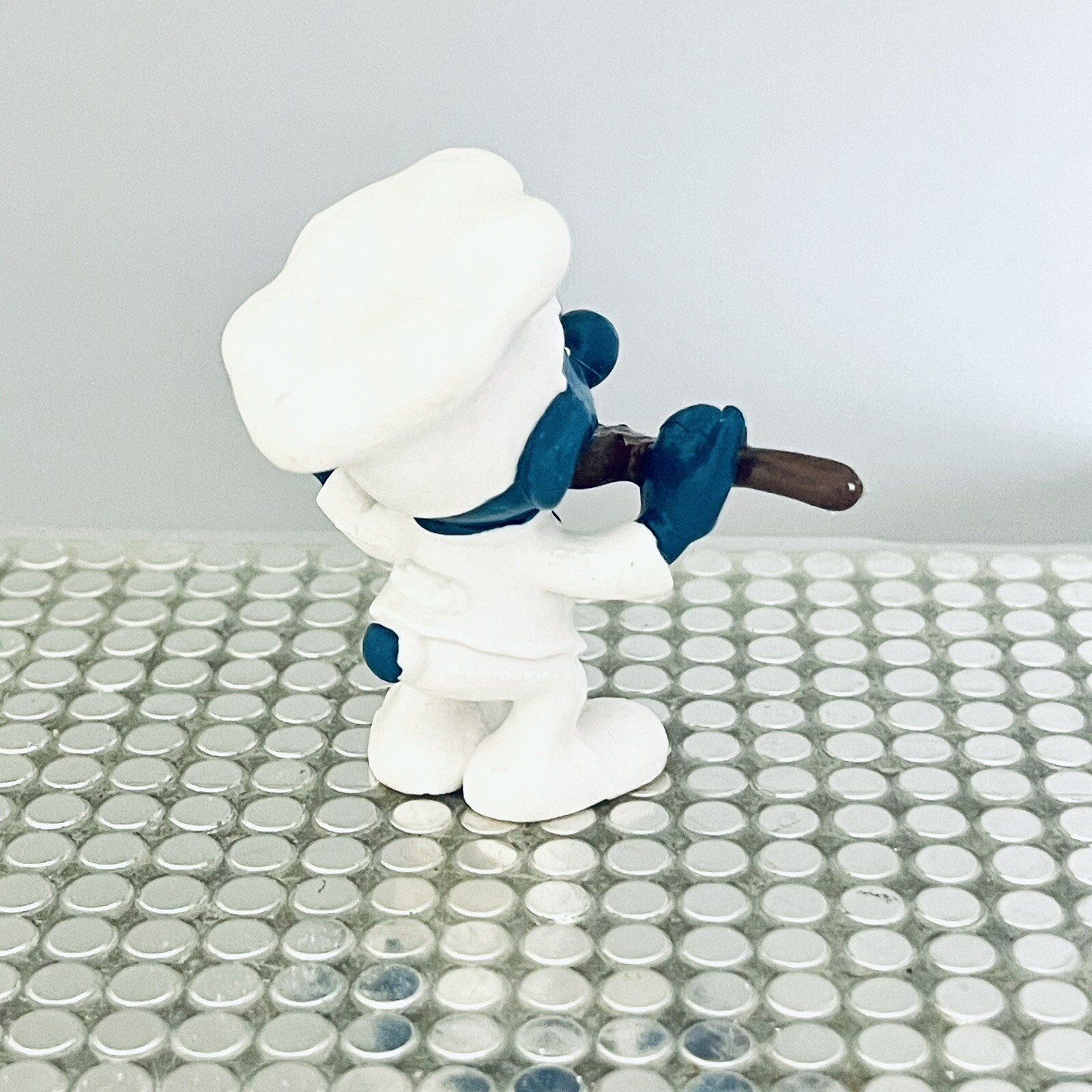 Smurfs 20042 Chef Smurf figure Cook w/ Spoon Smurf Vintage Figurine ...